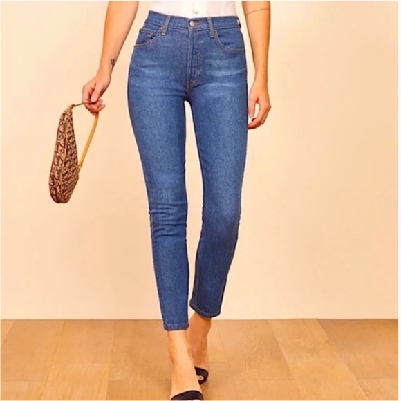 Reformation | Jeans | Reformation Jeans Serena High Rise Skinny Crop ...